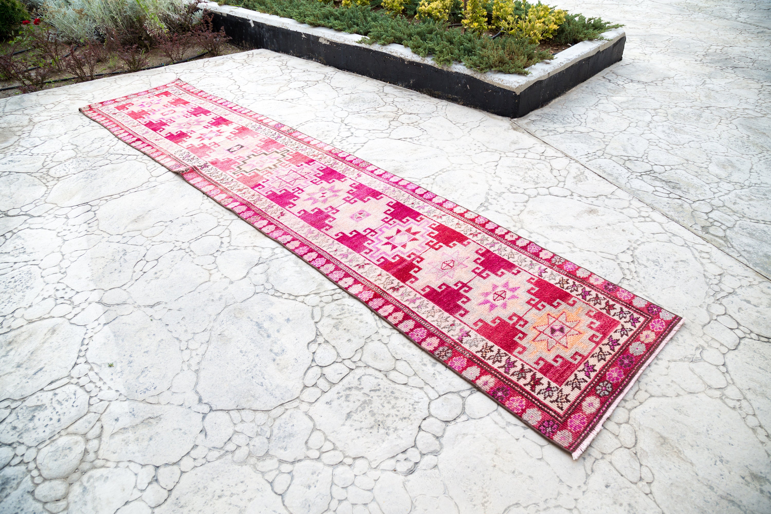 Handmade Runner Rug 2.6 X 12.5 Feet Antique Long Runner Rug | Etsy