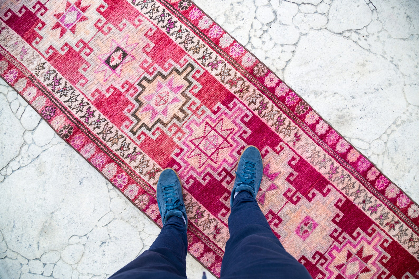 Handmade Runner Rug 2.6 X 12.5 Feet Antique Long Runner Rug | Etsy