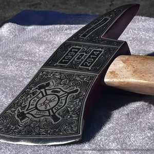 Digital File Only, Firemans Axe, Firemans Axe Engraving, SVG Files ...