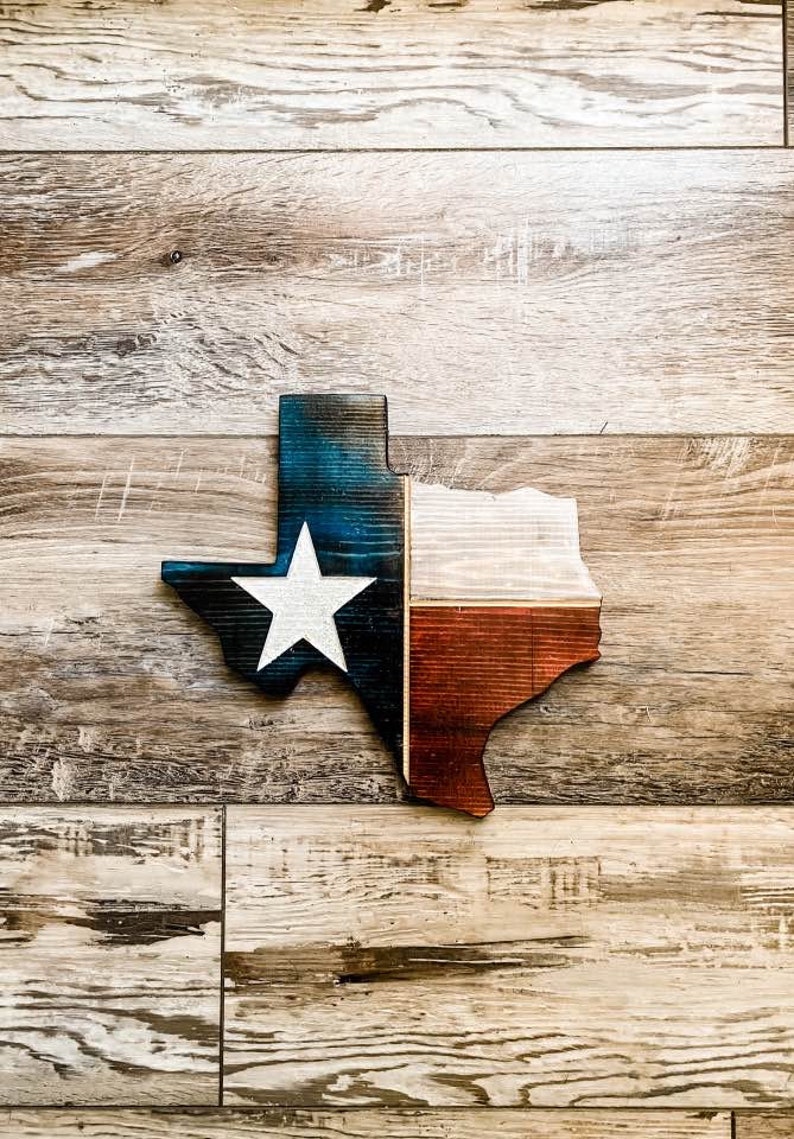 CNC File for a Wood State of Texas, Texas Flag, - Etsy