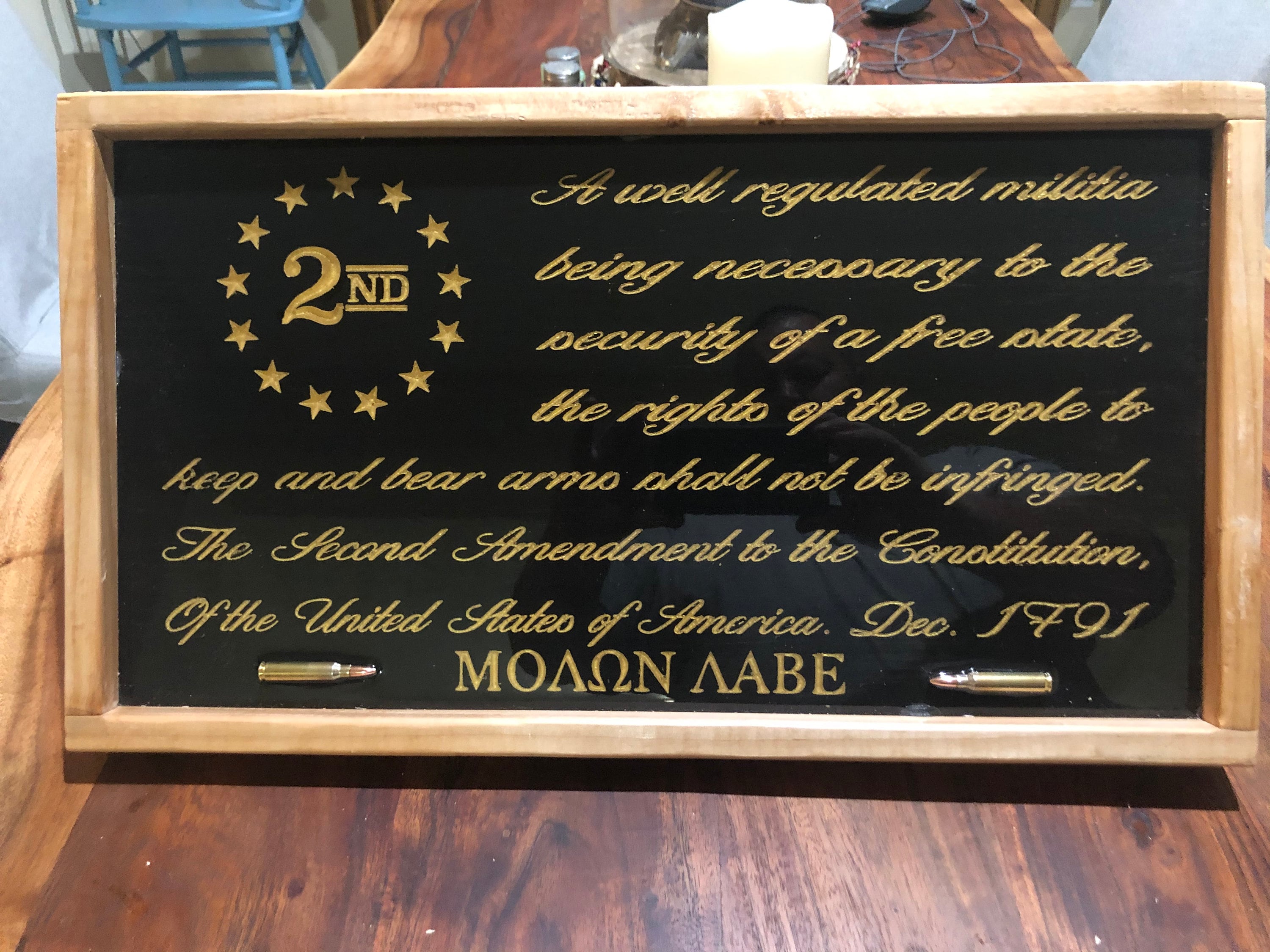 2A Flag With 2nd Amendment as Stripes - Etsy