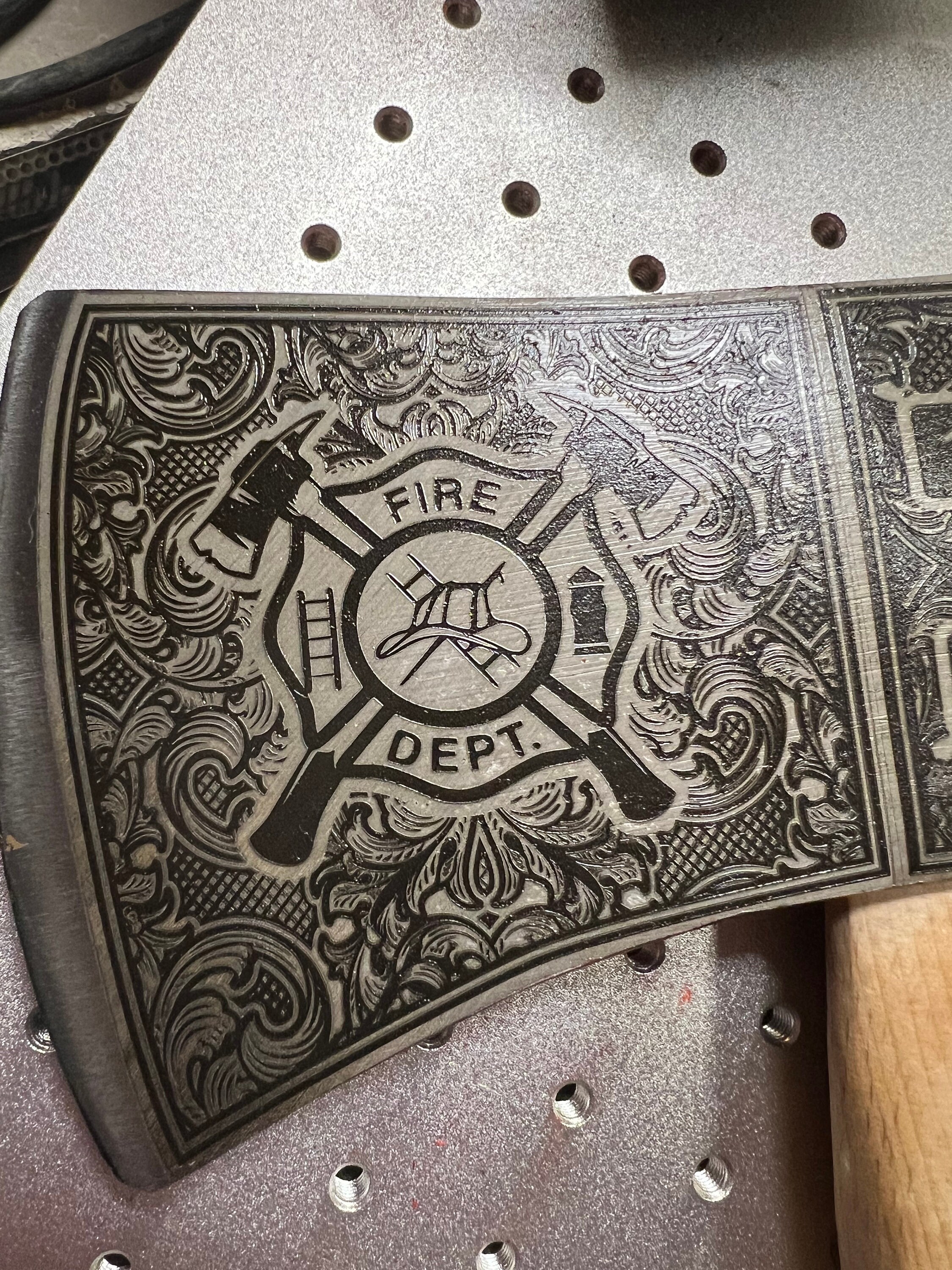 Digital File Only, Firemans Axe, Firemans Axe Engraving, SVG Files, Fiber Laser Engraving ...