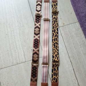 Beautiful Bag Straps Fabric Straps Straps to Cognac With Golden Details ...