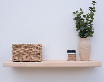 Maple Floating Shelf | Etsy