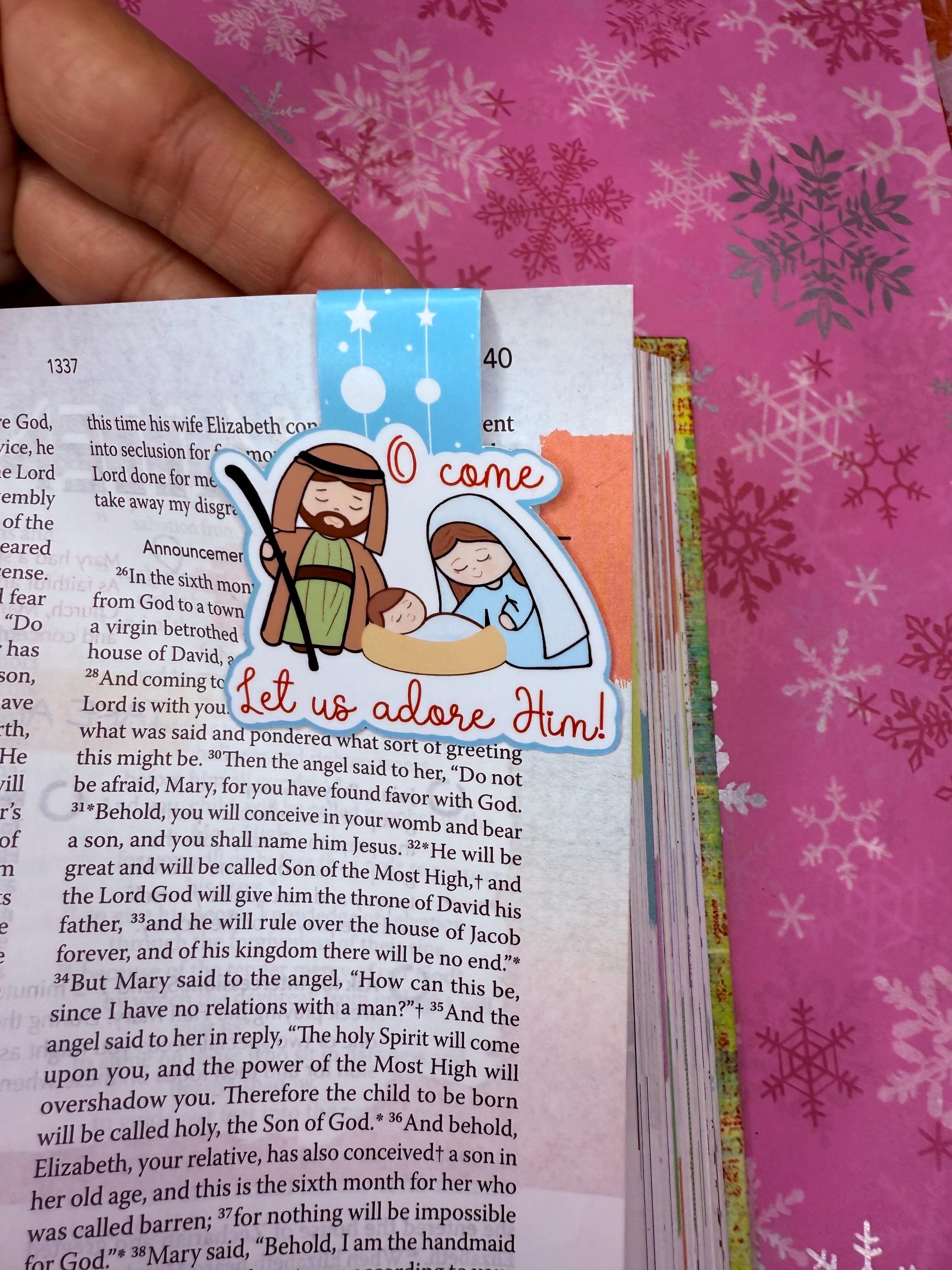 Magnetic Bookmark Nativity Christmas Magnetic Bookmark Magnetic ...