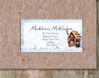 Christmas Return Labels - Etsy UK