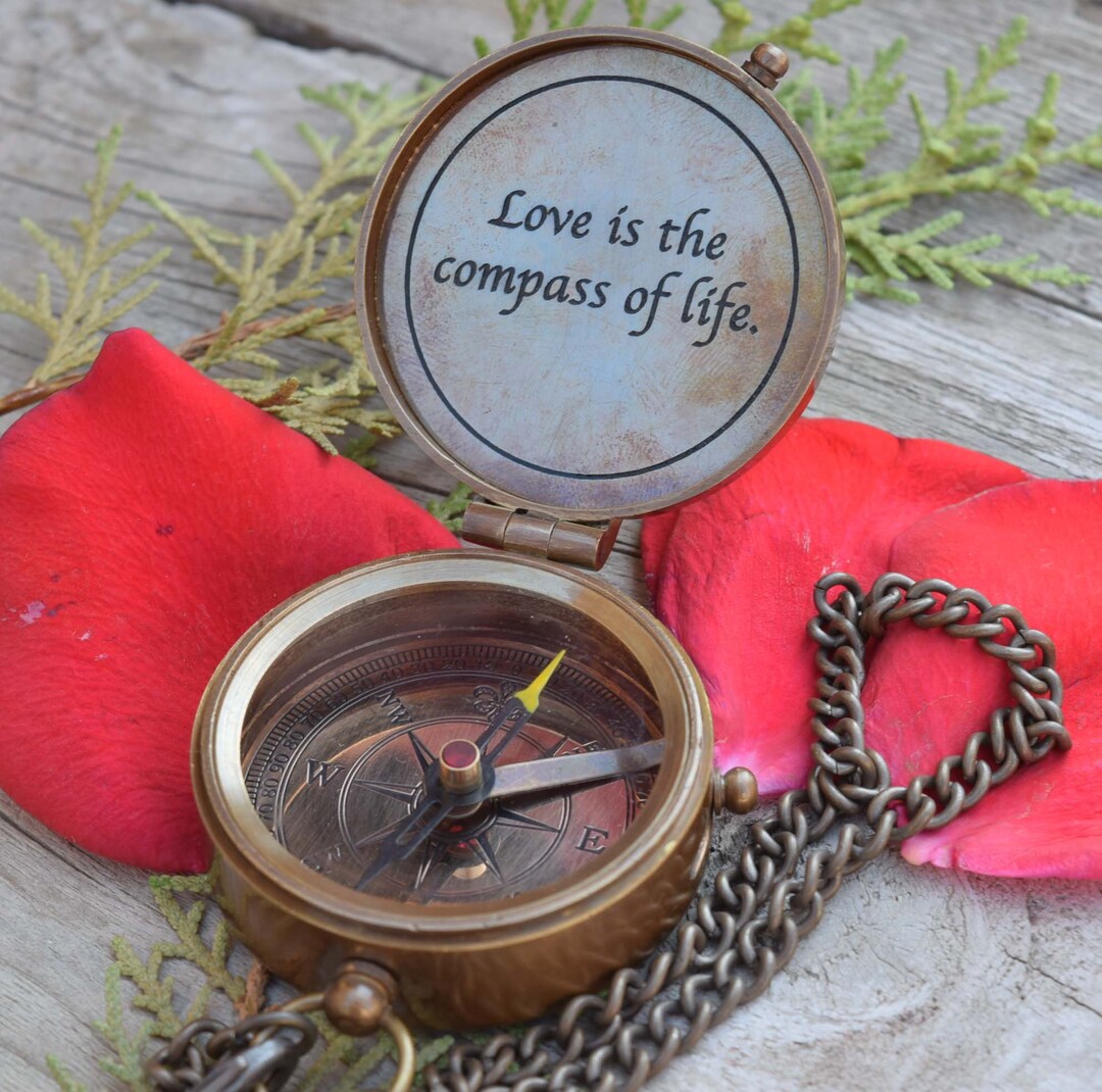 Personalized Gift, Personalized Compass, Birthday Gift for Husband ...