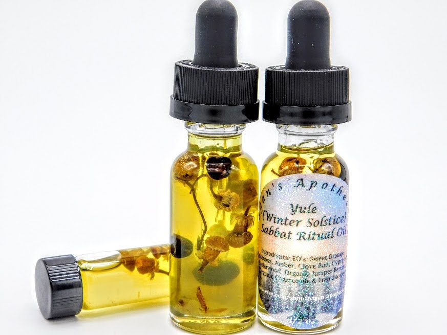 Yule Ritual Oil Winter Solstice Ritual Oil Sabbat Ritual | Etsy