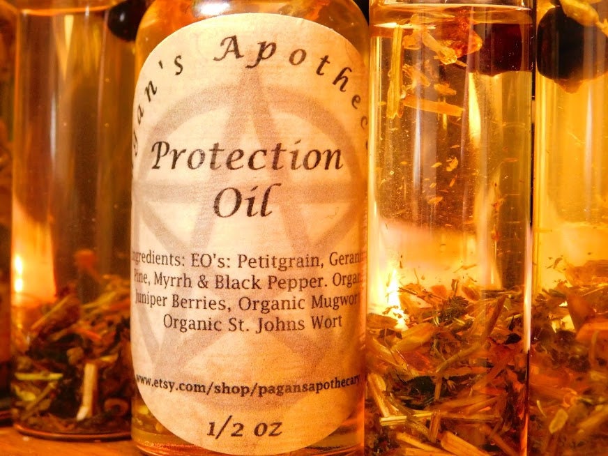 Protection Oil Ritual Oil Spell Oil - Etsy