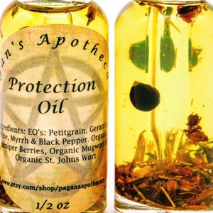 Protection Oil, Ritual Oil, Spell Oil - Etsy