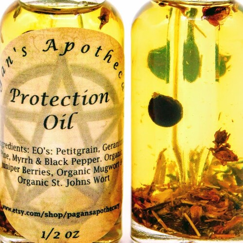 Protection Oil Ritual Oil Spell Oil | Etsy