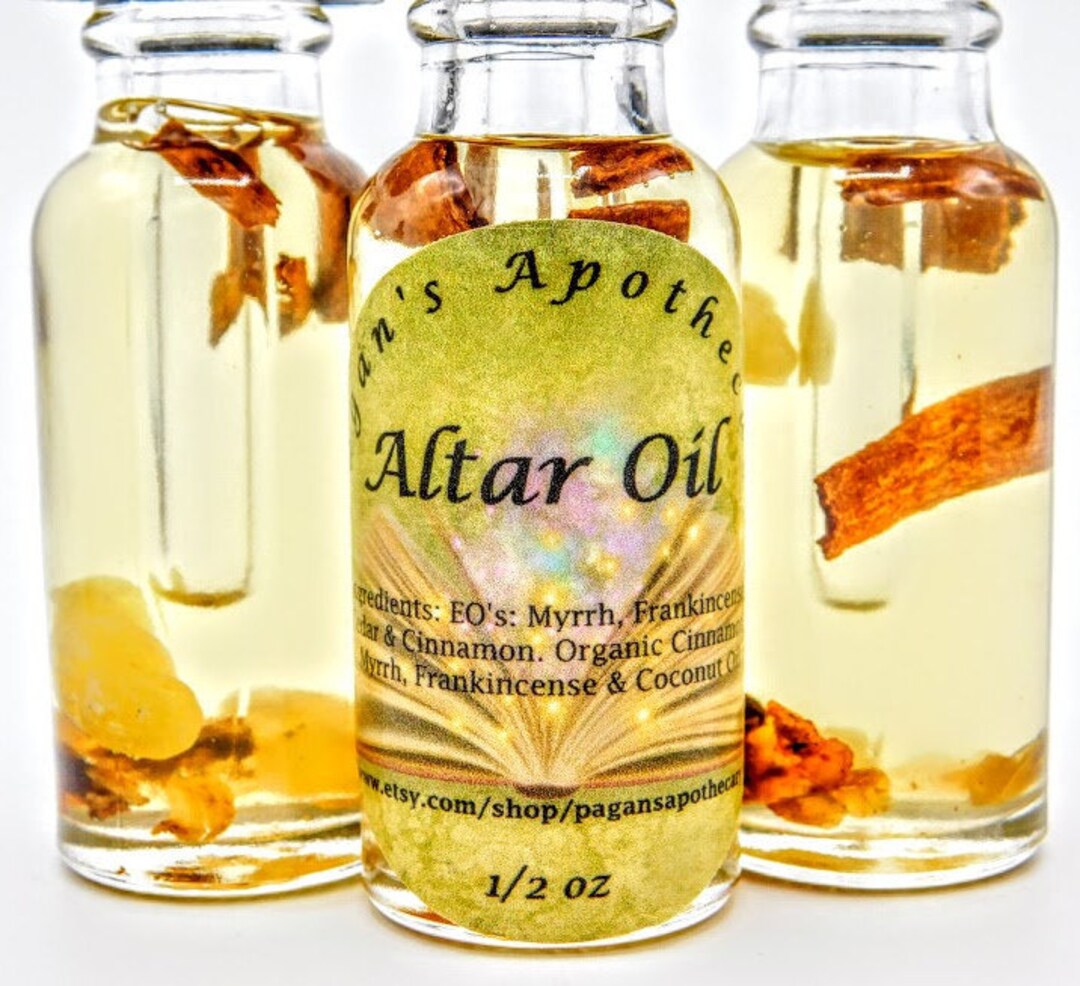 Altar Oil, Ritual Oil for Altars, Tools & Crystals - Etsy