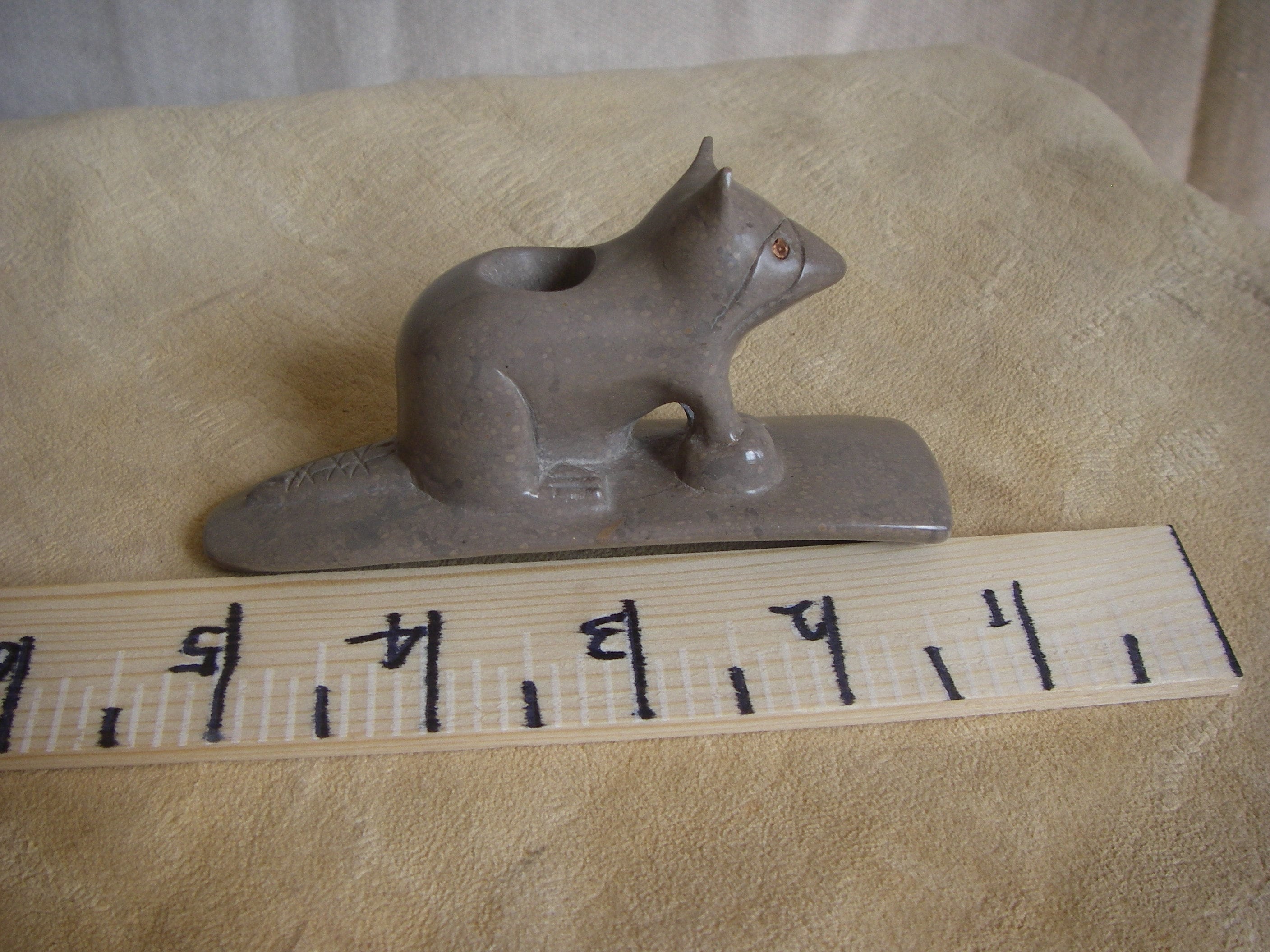 Stone Pipe, Ohio Pipestone Effigy Pipe, Adena and Hopewell Pipe Forms ...