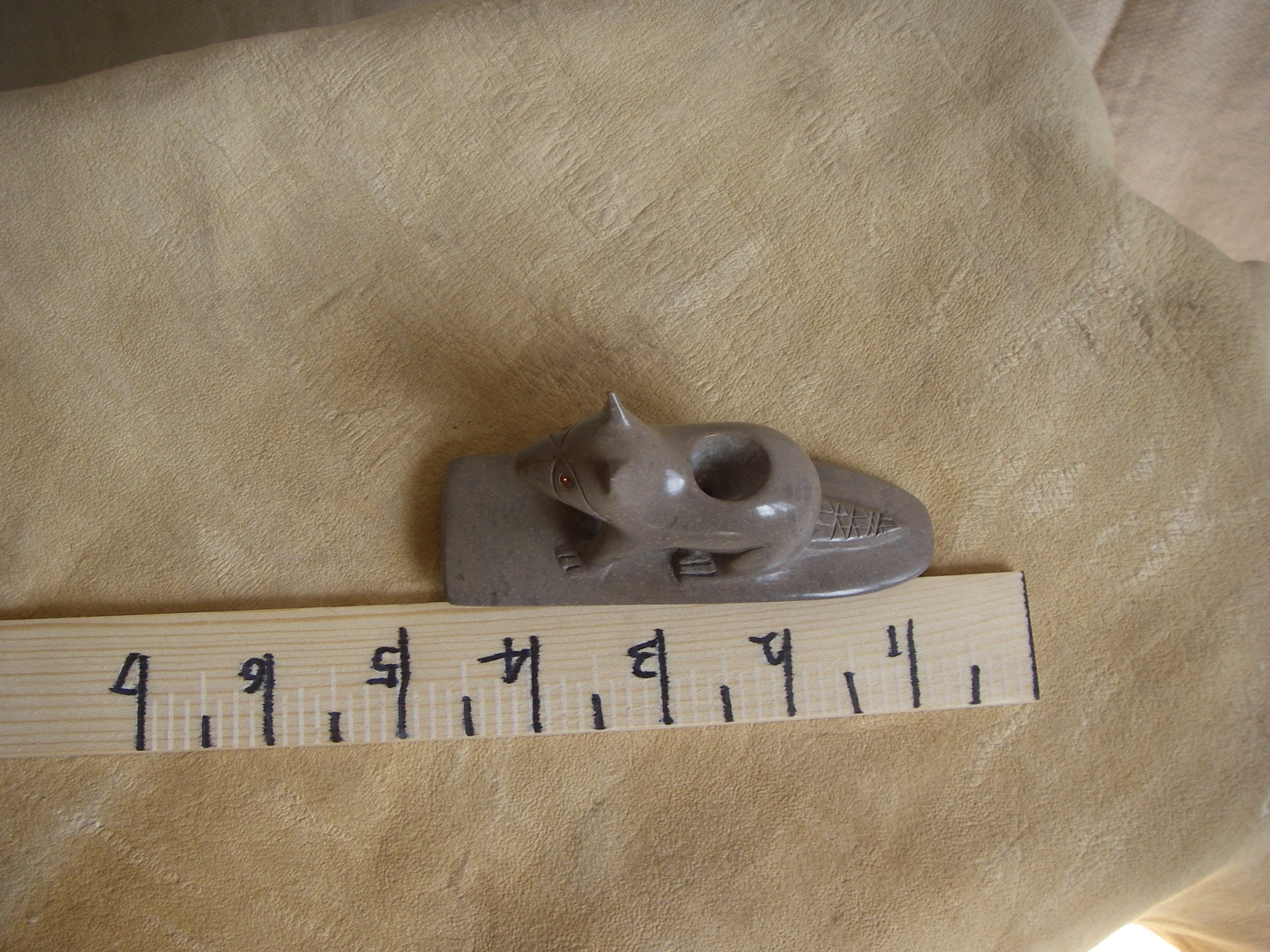 Stone Pipe, Ohio Pipestone Effigy Pipe, Adena and Hopewell Pipe Forms ...