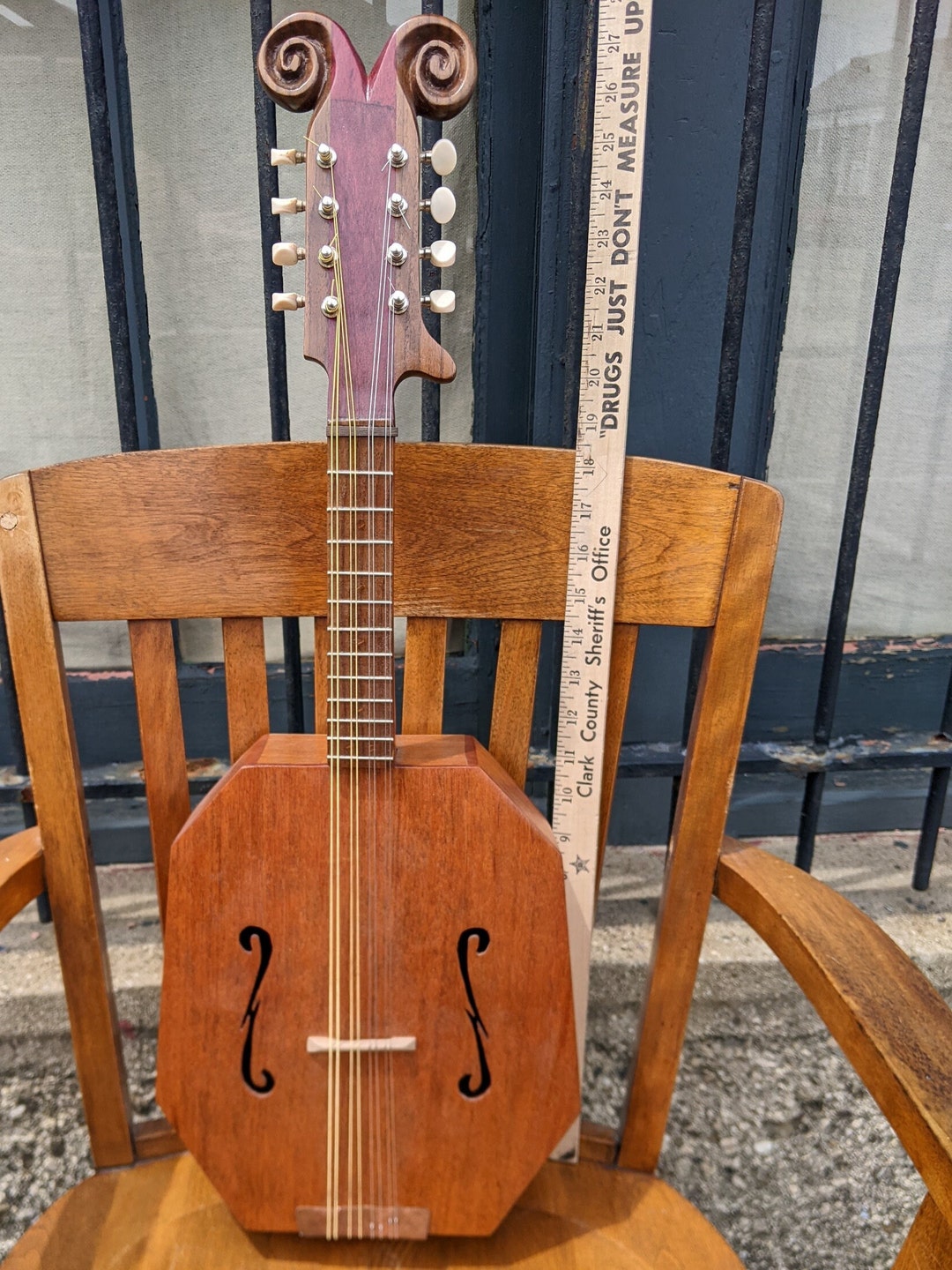 Handmade Mandolin, Mahogany and Purple Heart Mandolin, Custom Made ...