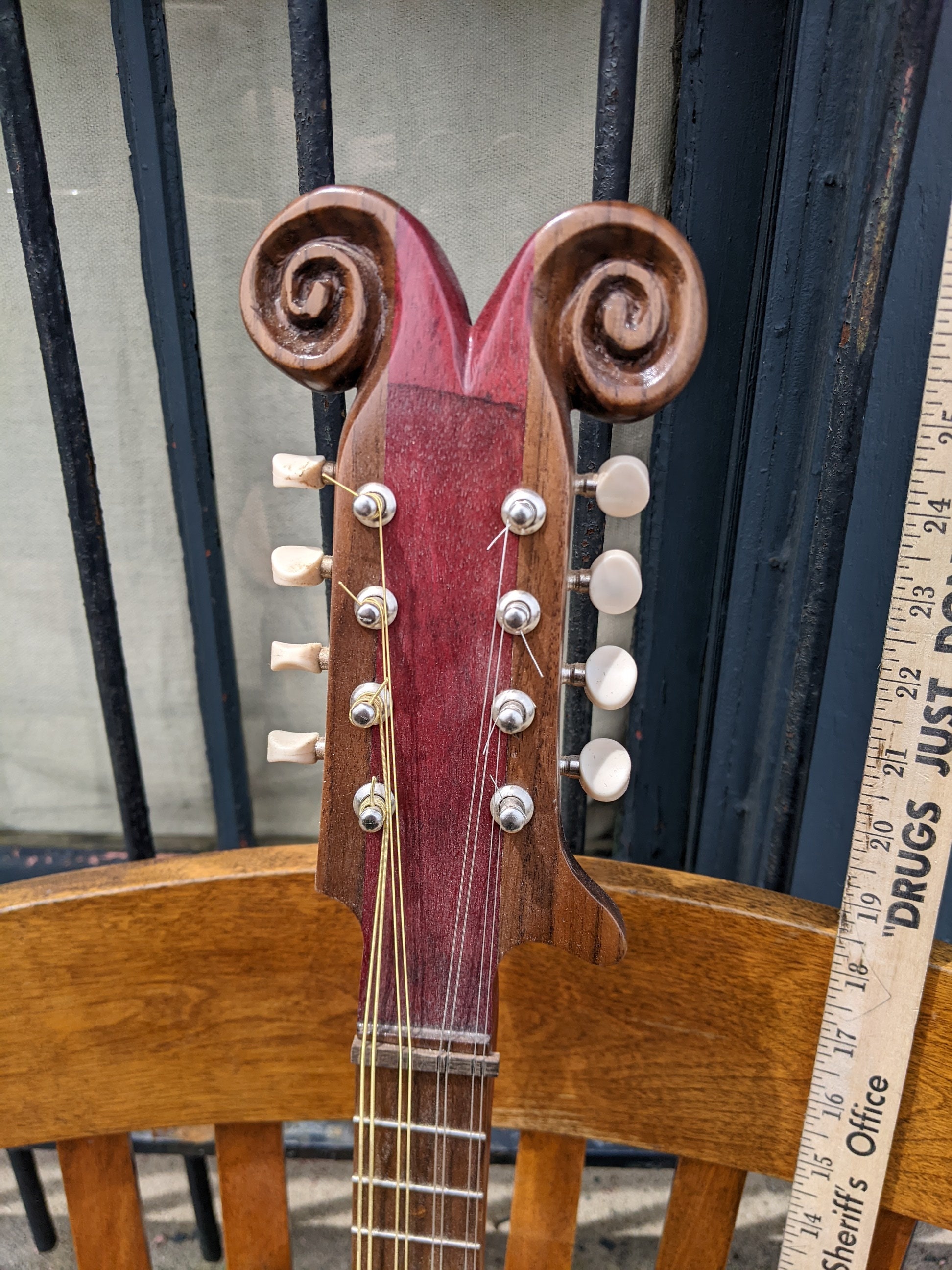 Handmade Mandolin, Mahogany and Purple Heart Mandolin, Custom Made ...
