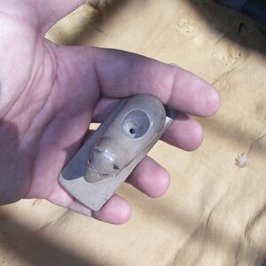 Stone Pipe, Ohio Pipestone Effigy Pipe, Adena and Hopewell Pipe Forms ...