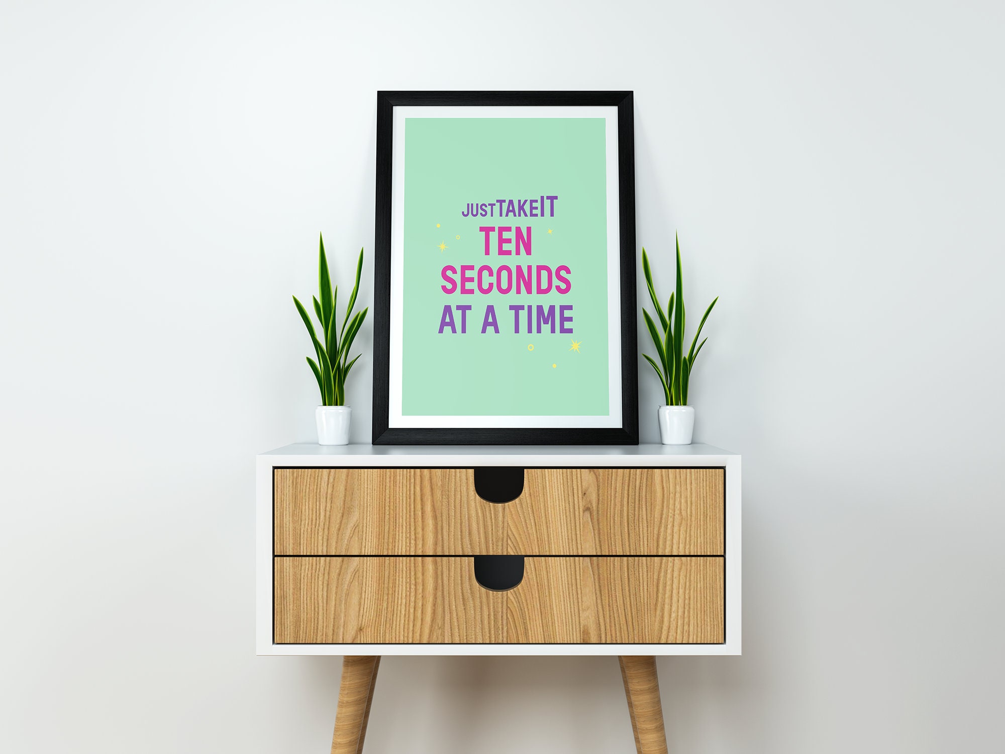 Kimmy Schmidt Ten Seconds at a Time Poster Wall Art Print - Etsy