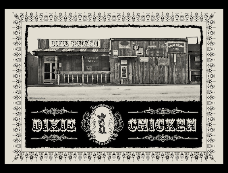 Vintage Dixie Chicken Poster / Print / Texas A&M Aggies / College ...