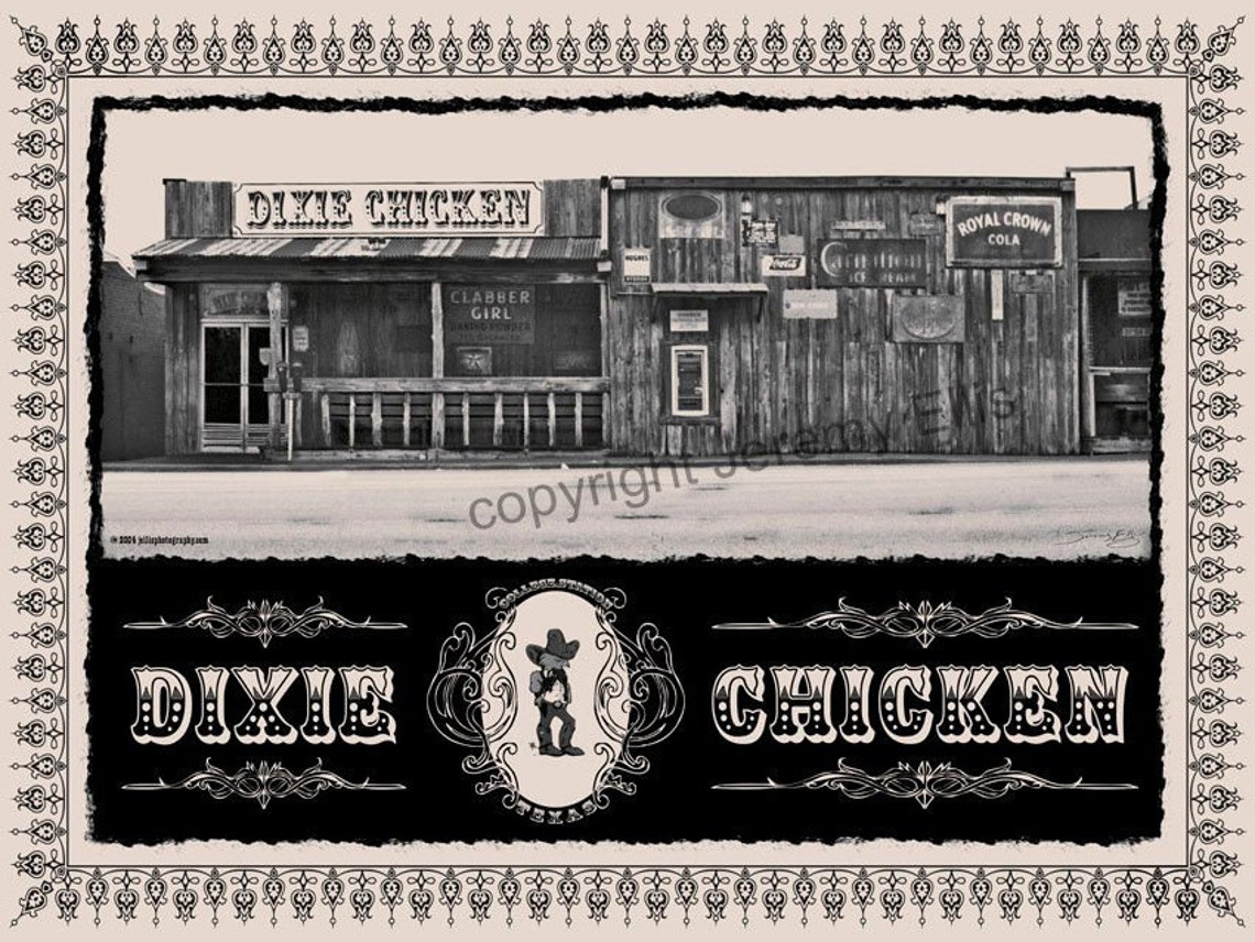 Vintage Dixie Chicken Poster / Print / Texas A&M Aggies / College ...