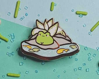 Froggy Frand Hard Enamel Pin Frog Enamel Pin | Etsy