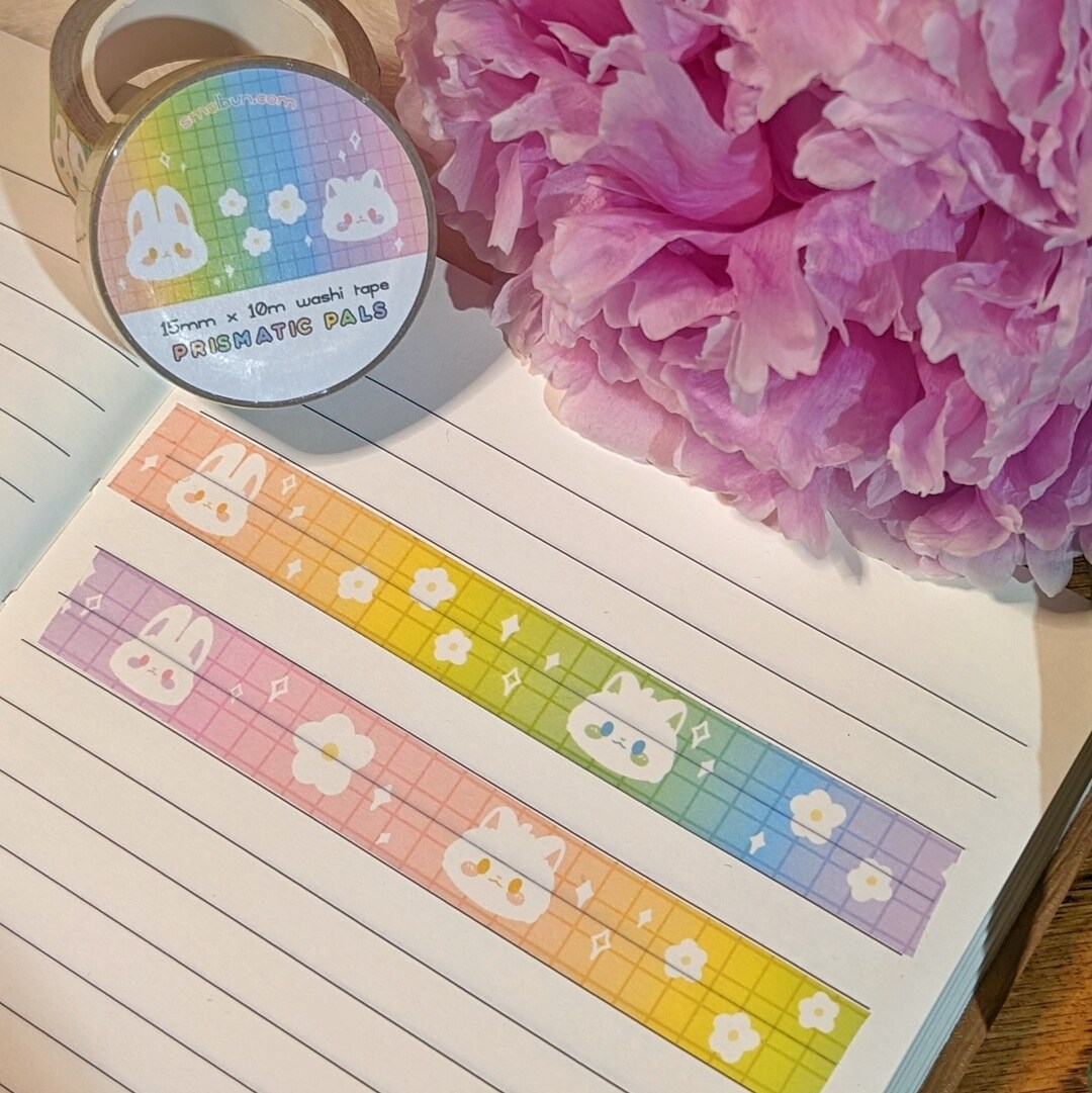 Prismatic Pals Washi Tape 10m - Etsy