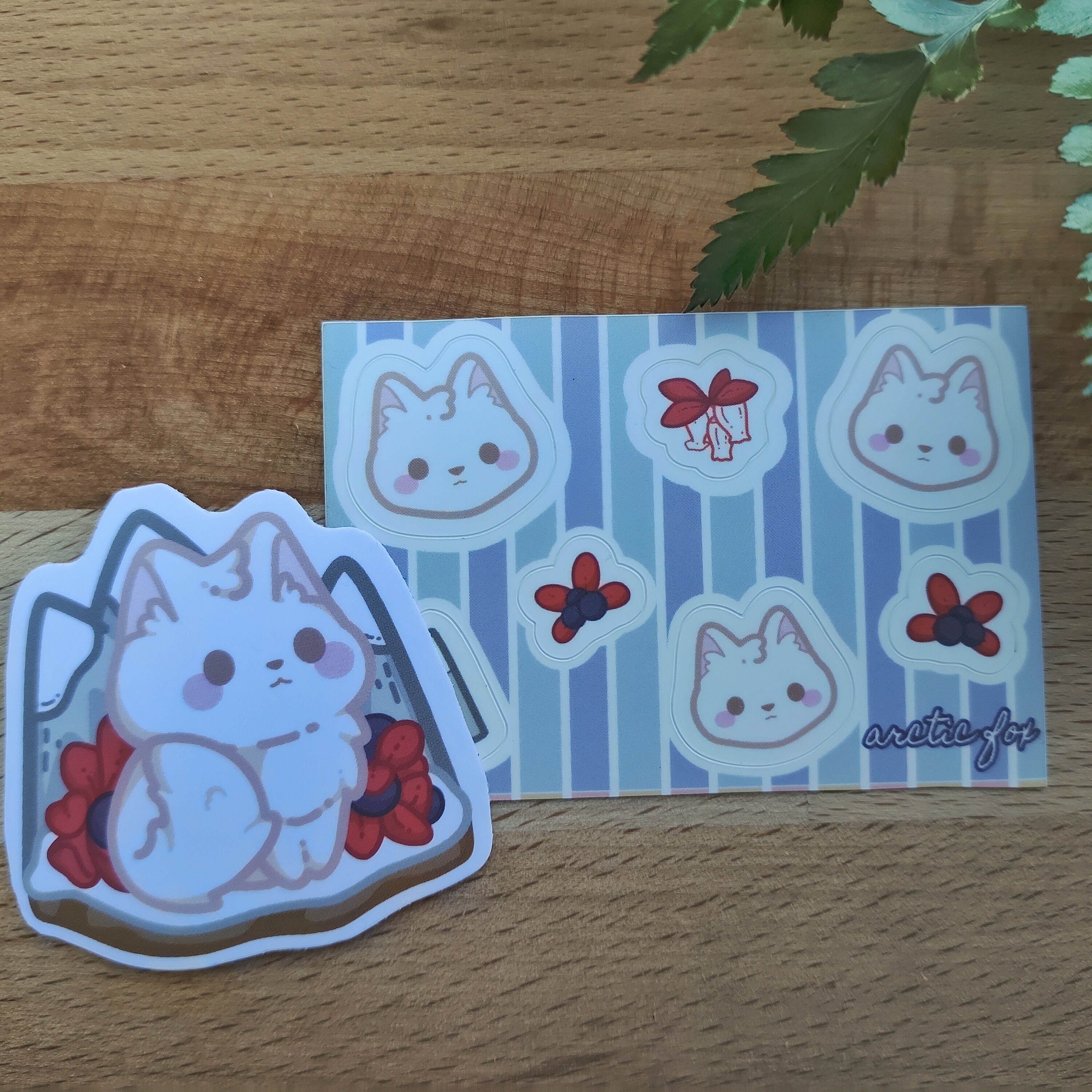 Stickers Paper & Party Supplies Mini Lucky Calico Sticker Sheets 2x3 ...