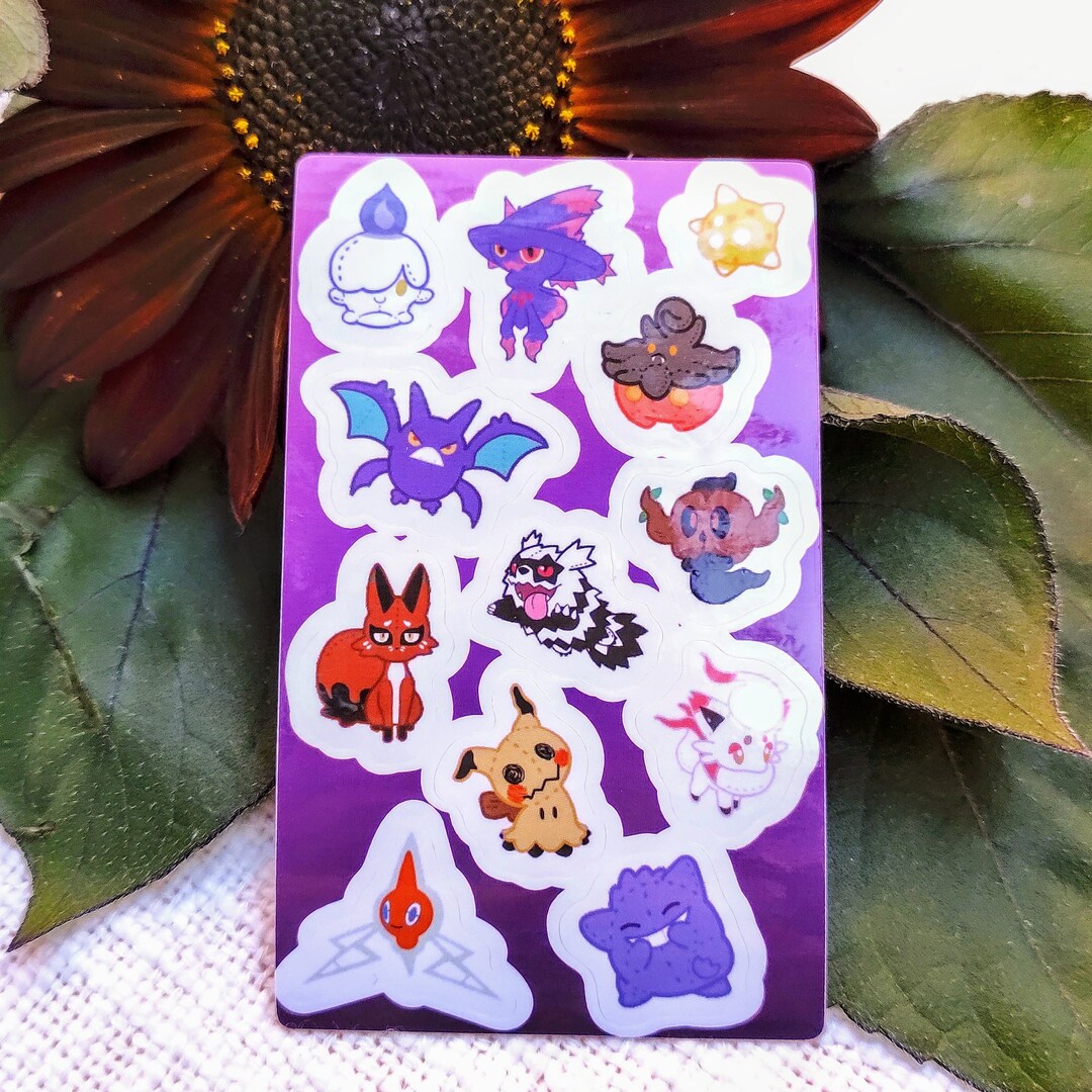 Mini Moonlight Stroll Sticker Sheet - Etsy