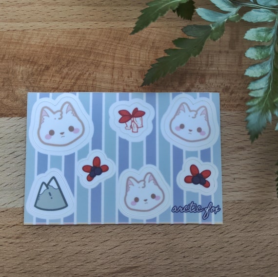 Stickers Paper & Party Supplies Mini Lucky Calico Sticker Sheets 2x3 ...