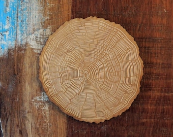 Tree Ring Maple Coaster Set of 4 - Etsy