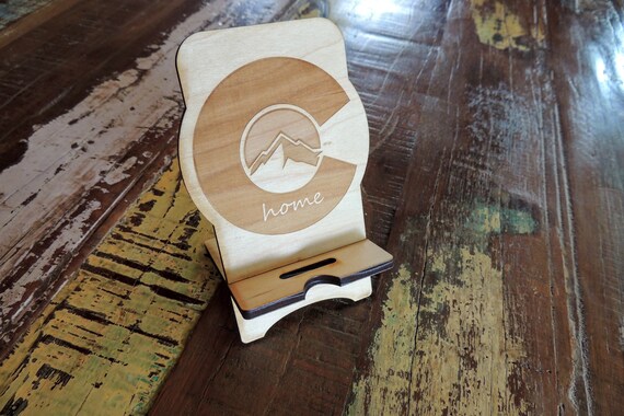 Colorado is Home Mountain Scene C-shape Design Dark Finish - Etsy