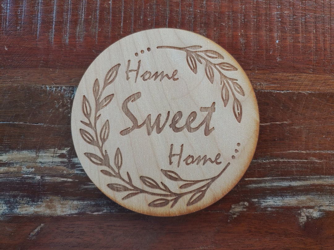 Home Sweet Home - Coasters Set of (4) - Etsy