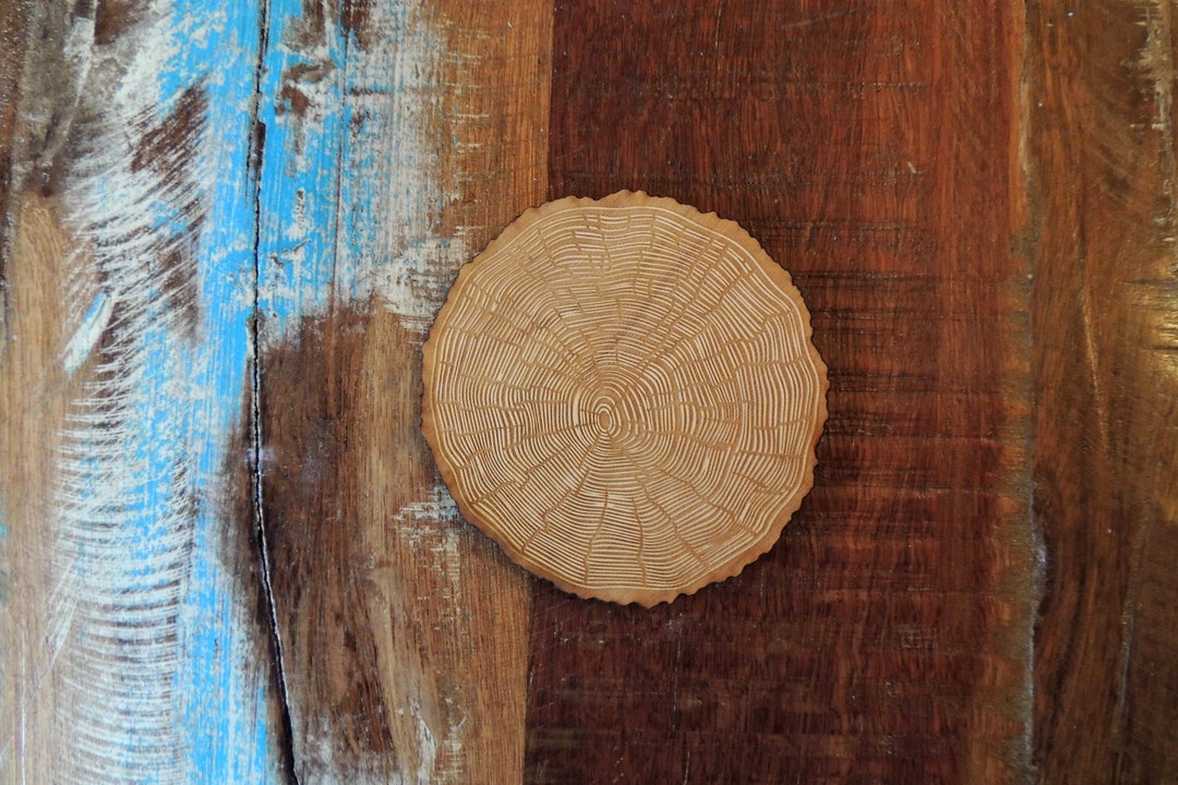 Tree Ring Maple - Coaster Set of (4) - Etsy