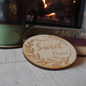 Home Sweet Home Coasters Set of 4 - Etsy