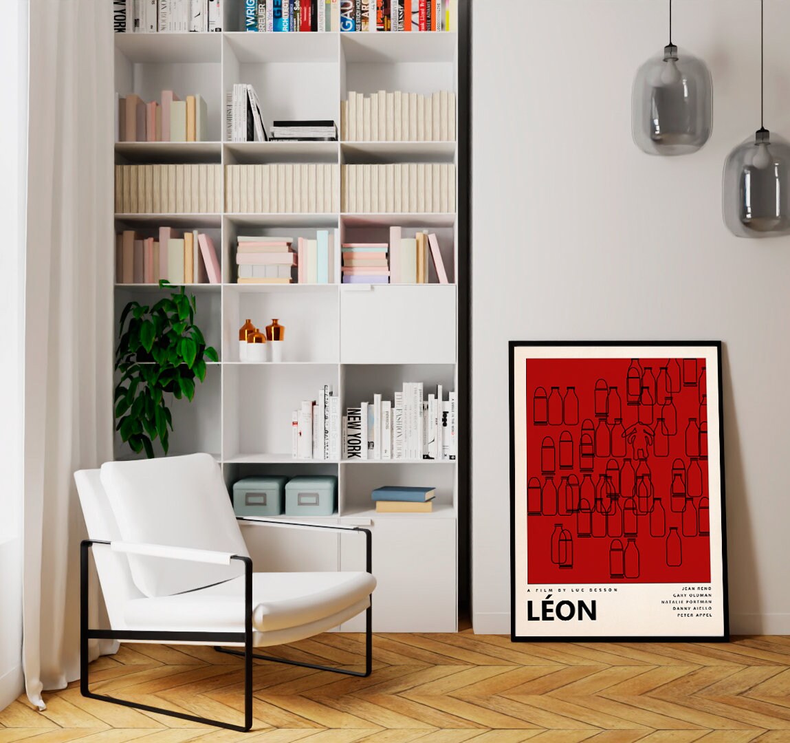 Leon Alternative Movie Poster, Inspired by Luc Besson Film, Léon: the ...