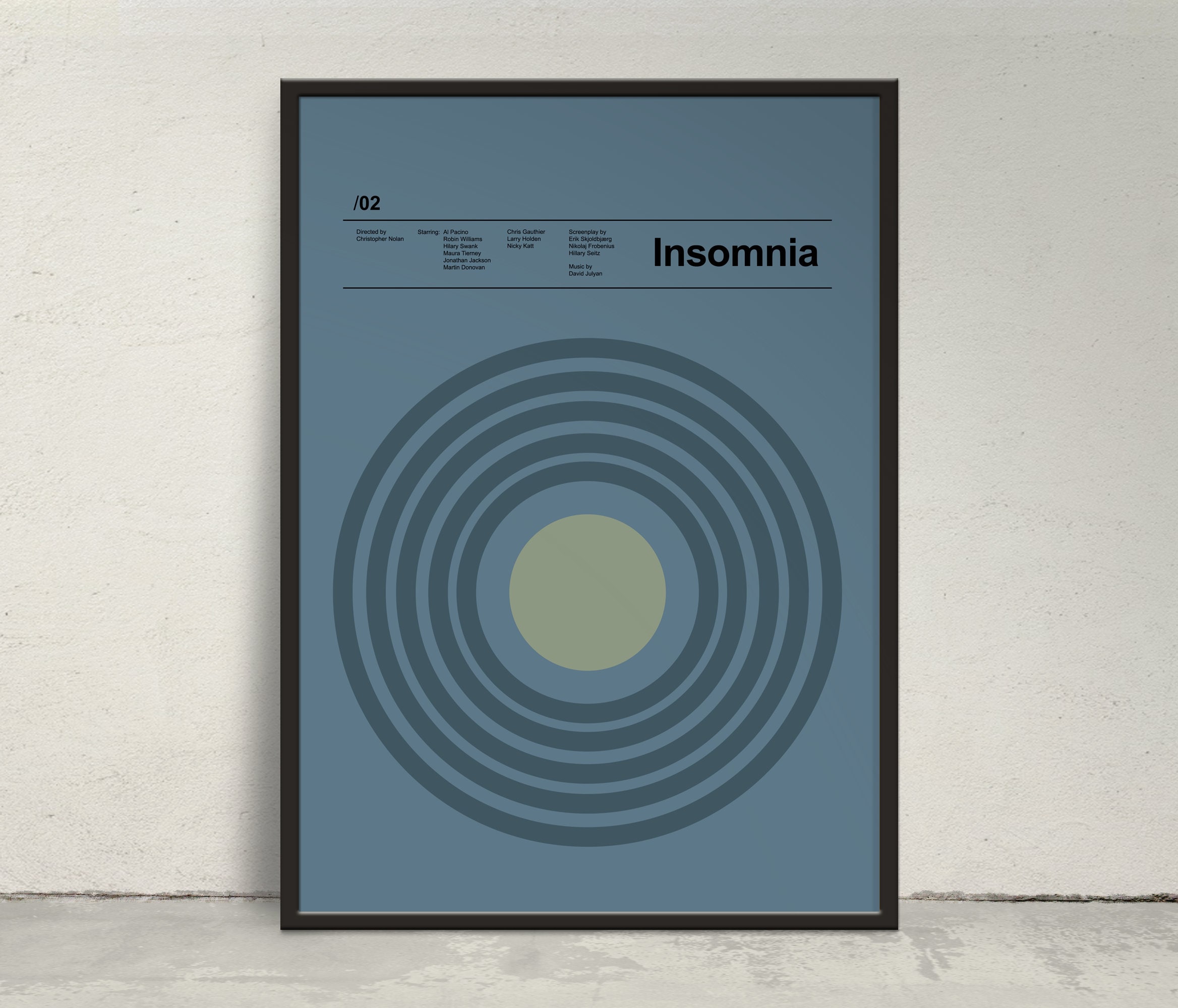 Insomnia, Alternative Movie Poster Inspired by Christopher Nolan Film ...