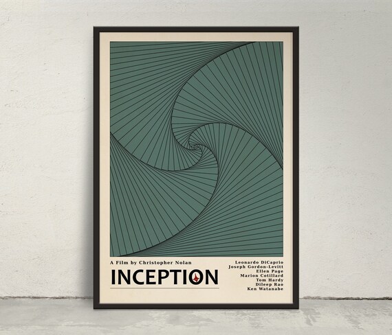 Inception Alternative Movie Poster Inspired by Christopher | Etsy