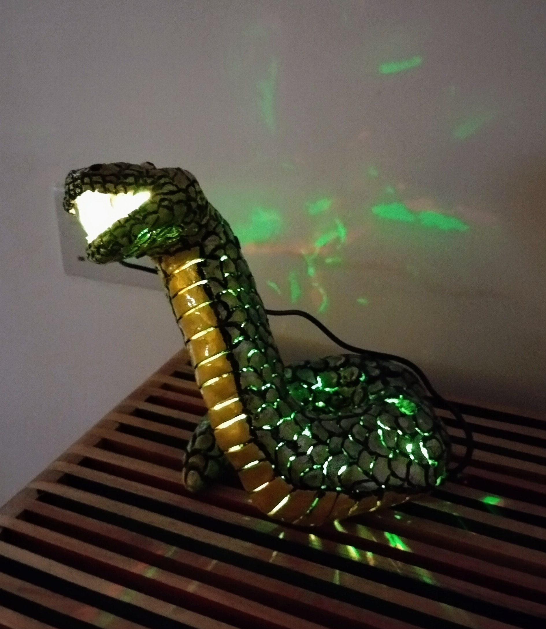 Snake Table Lamp Sculpture - Etsy