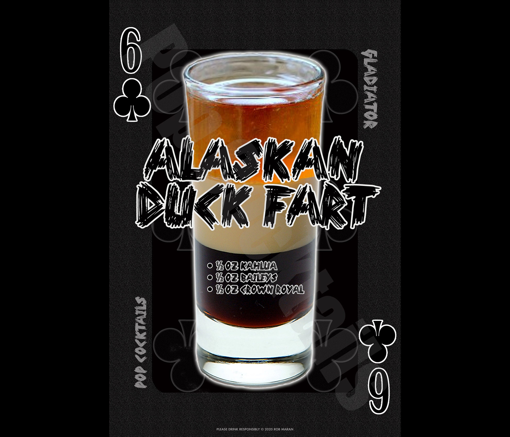 Alaskan Duck Fart Cocktail Poster - Etsy Canada