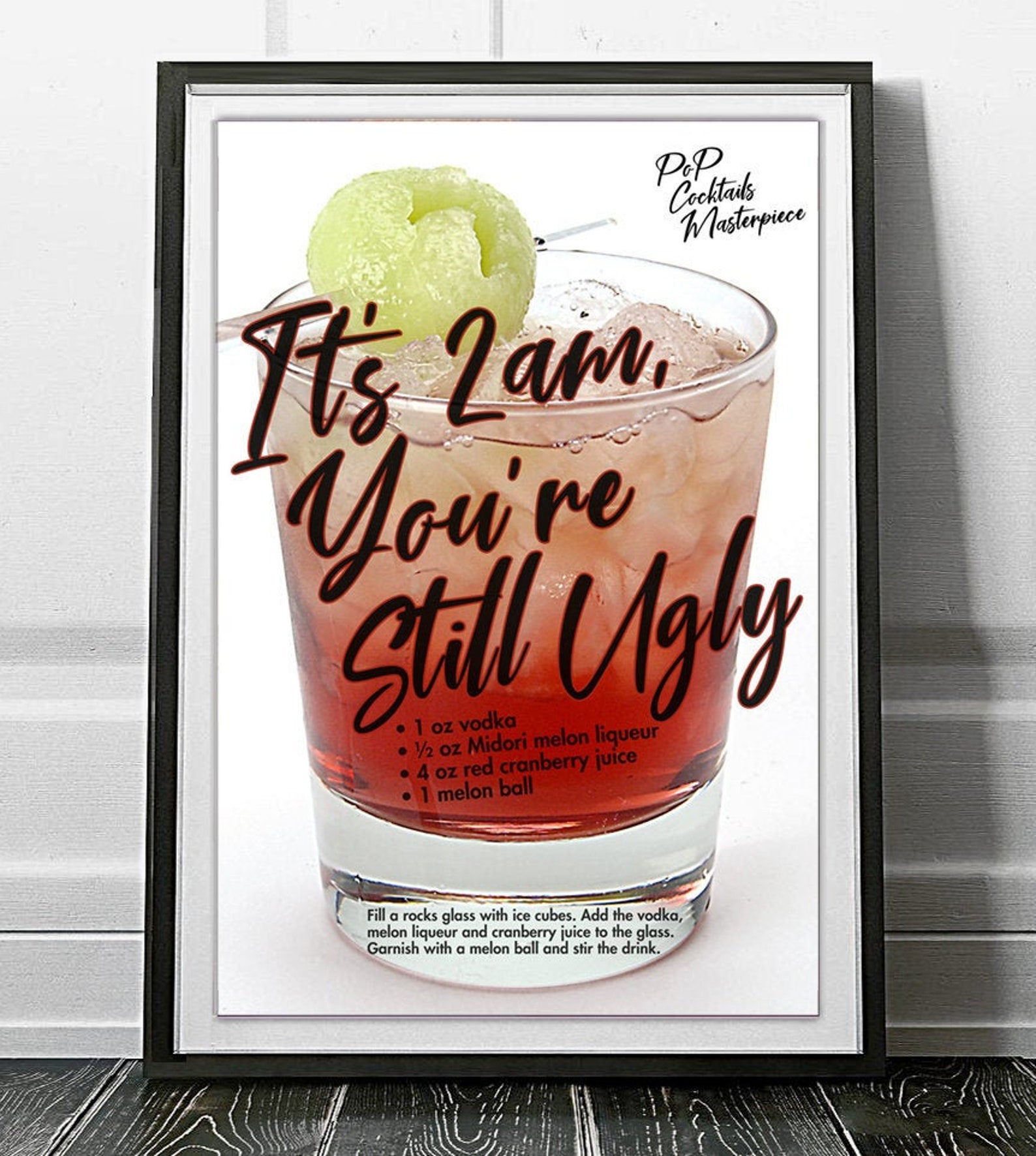 Classic Cocktails Print, Cocktails Poster, Cocktails Art, Cocktail ...
