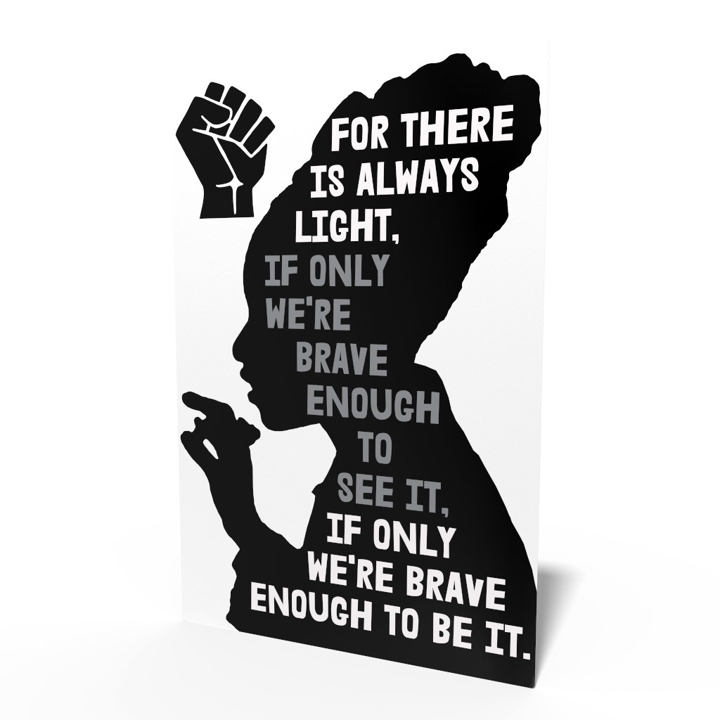 2 Amanda Gorman Posters, Black and White & Color - Etsy
