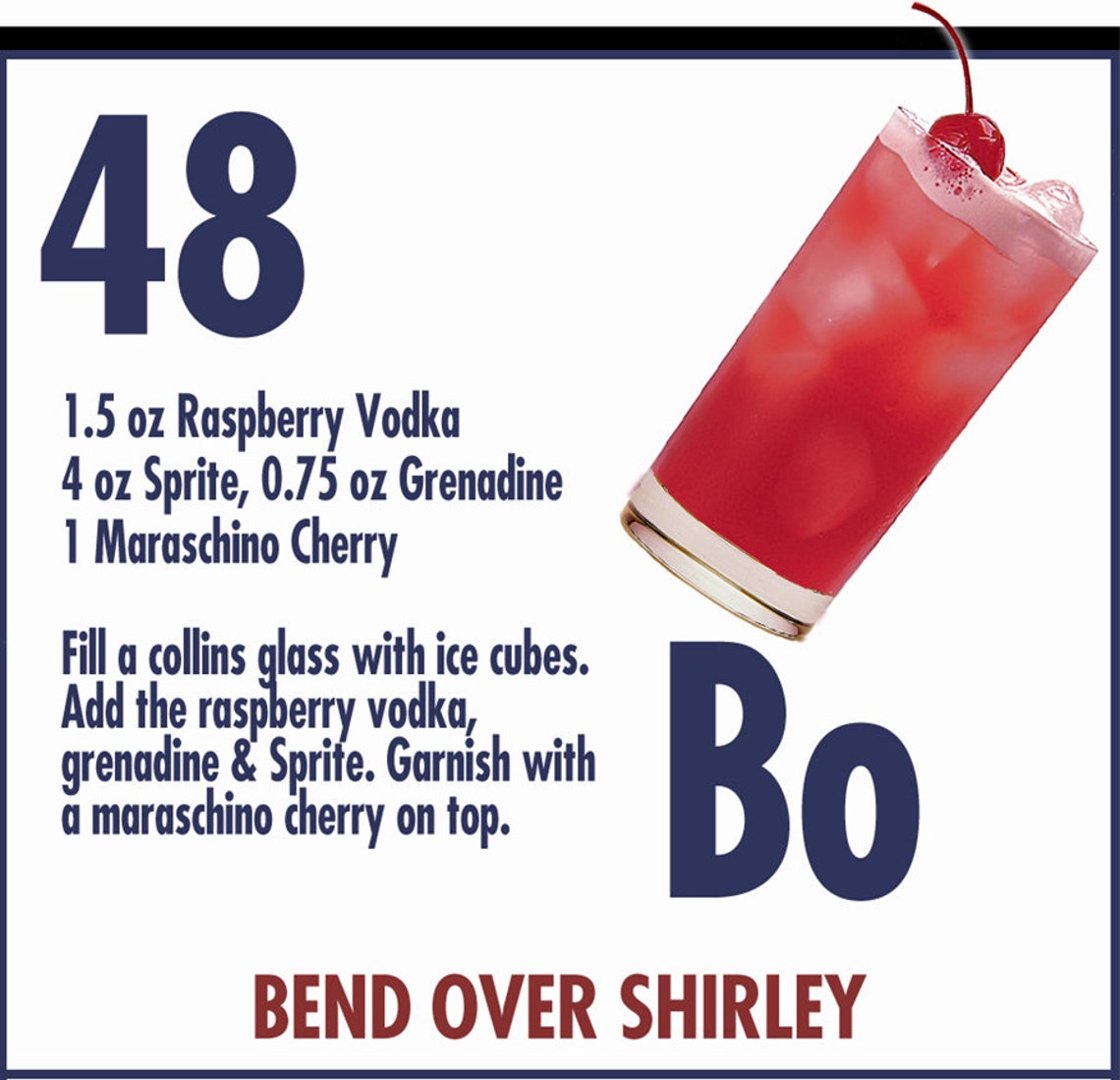 Periodic Table of the Elements Cocktail Poster by Pop | Etsy