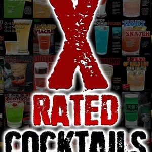 X Rated Cocktail Poster + X Rated Drinks Guide | Personalized - Etsy
