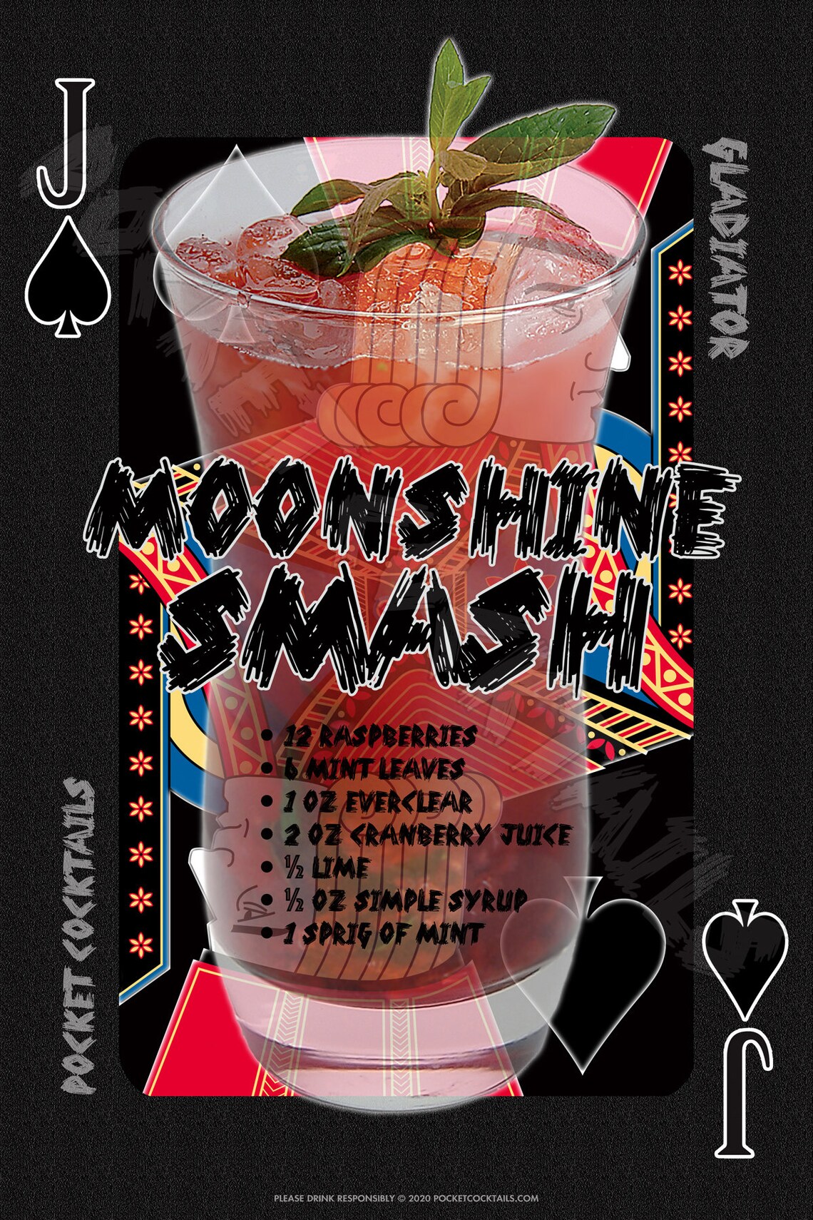 Gladiator Poker Posters FIVE 12x18 Cocktail Poster Set - Etsy