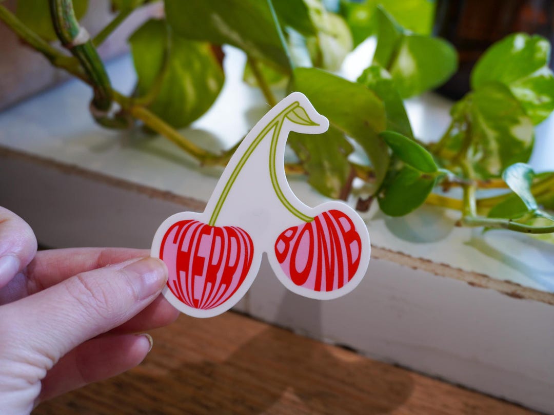 Cherry Bomb Sticker - Etsy