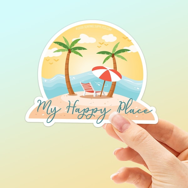 Beach Bumper Stickers - Etsy