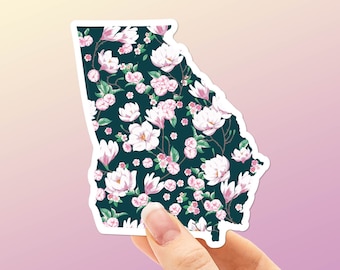 Magnolia Car Decal - Etsy