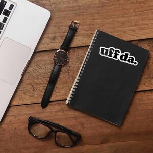 Uff Da Sticker for Hydroflask - Funny Midwest Decals - Midwestern ...