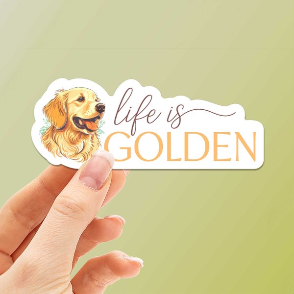 Life is Golden Decal - Etsy