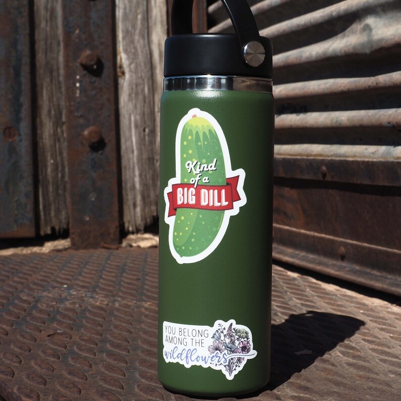 Kind of a Big Dill Pickle Sticker Funny Stickers for - Etsy